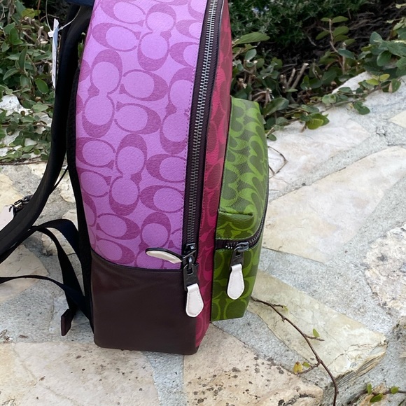 Coach | Bags | Nwt Coach Colorblock Signature Charlie Backpack | Poshmark